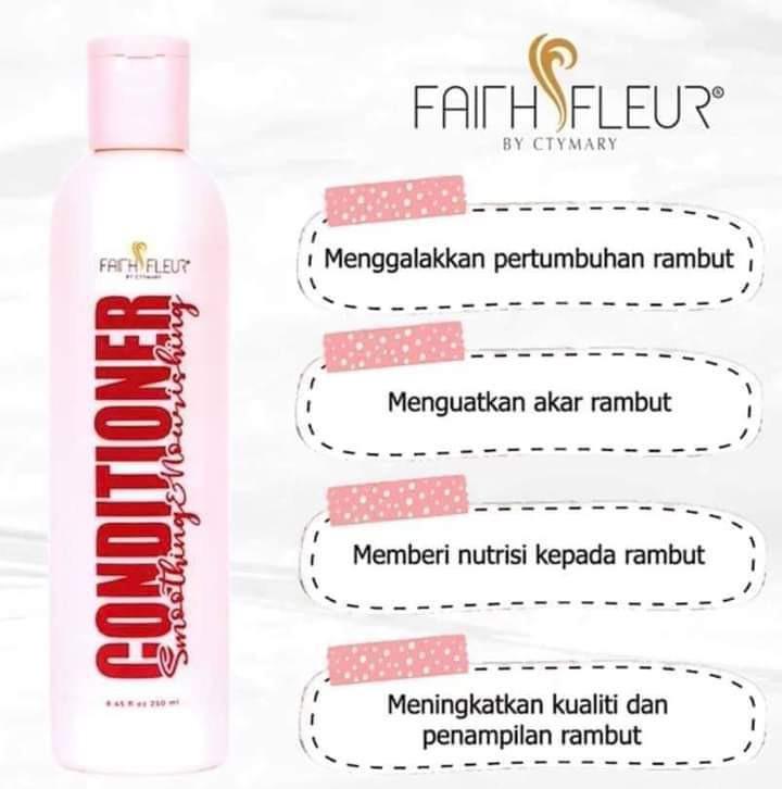 pakai shampoo faith fleur secara konsisten rambut semakin sihat ...