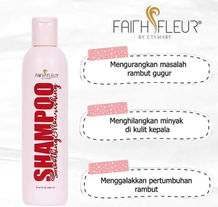 pakai shampoo faith fleur secara konsisten rambut semakin sihat ...