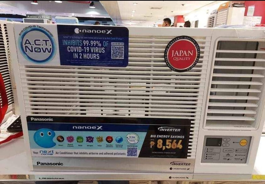 PANASONIC DELUXE WINDOW TYPE AIRCONDITIONER, TV & Home Appliances, Air ...