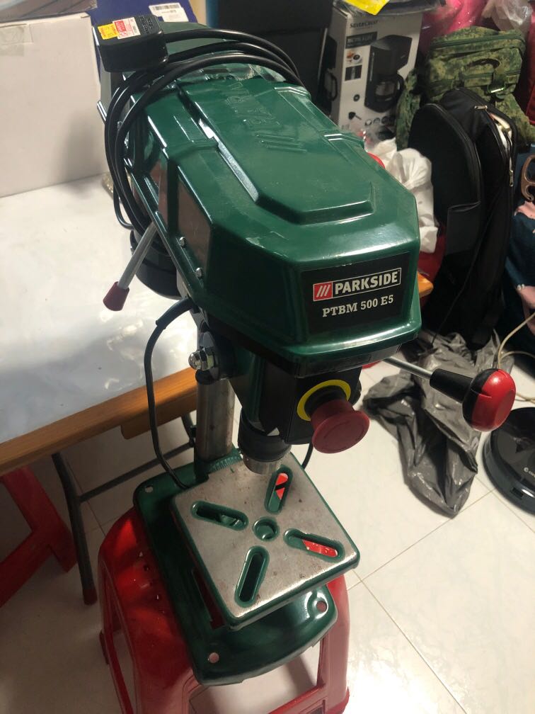 PARKSIDE PTBM 500 E5 500W Bench Drill, Furniture & Home Living, Home ...