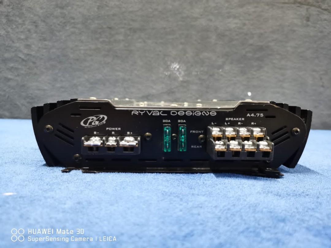 Phoenix Gold Ryval Design A4.75 Amplifier, Auto Accessories on Carousell
