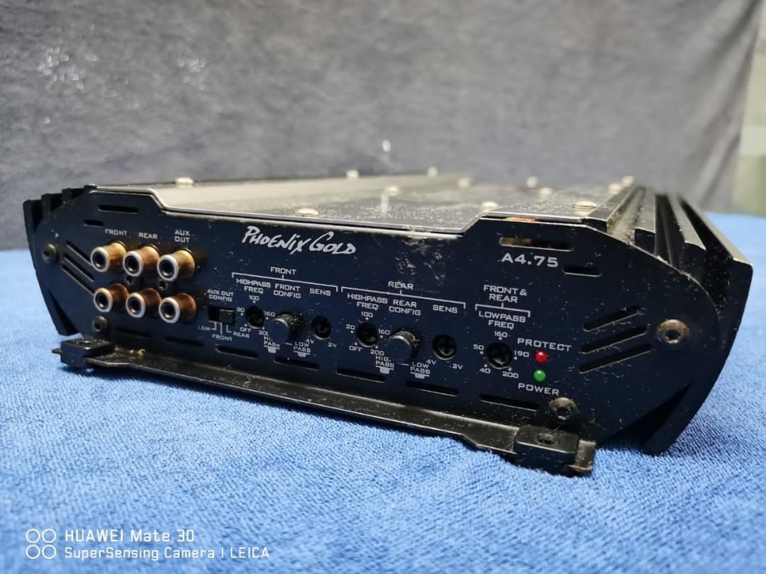 Phoenix Gold Ryval Design A4.75 Amplifier, Auto Accessories on Carousell
