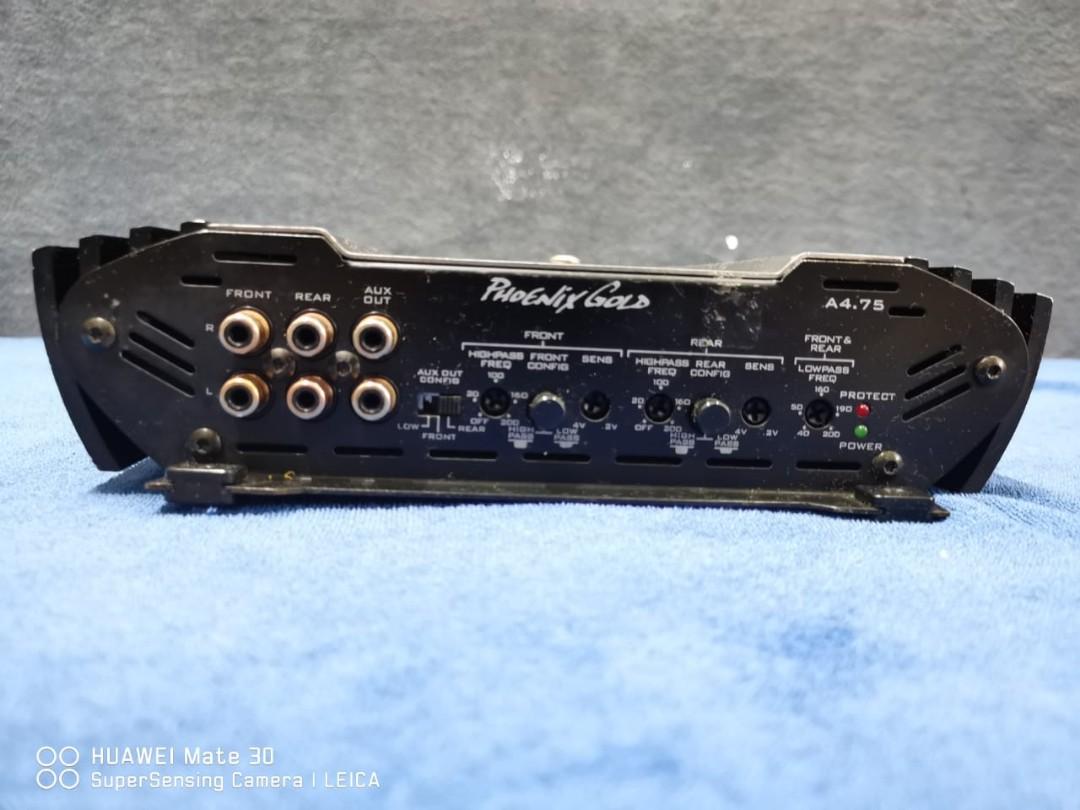 Phoenix Gold Ryval Design A4.75 Amplifier, Auto Accessories on Carousell