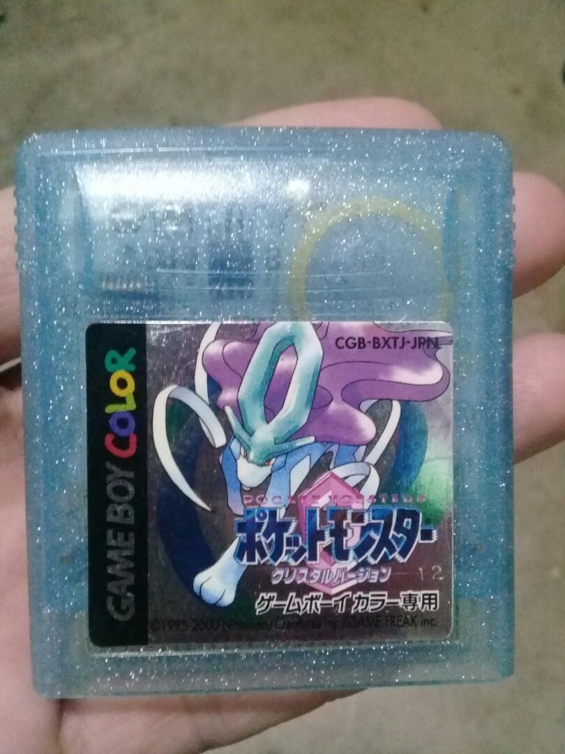 Pokemon Crystal Japanese Version Gameboy Cartridge., Video Gaming ...