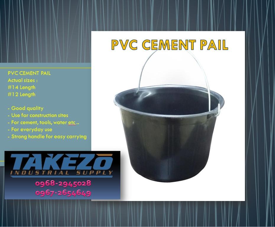 PVC CEMENT PAIL, Commercial & Industrial, Industrial Equipment on Carousell