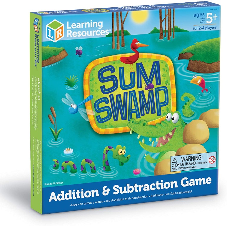 {READY STOCK} Learning Resources Sum Swamp Addition and Subtraction Game, Hobbies & Toys, Toys ...