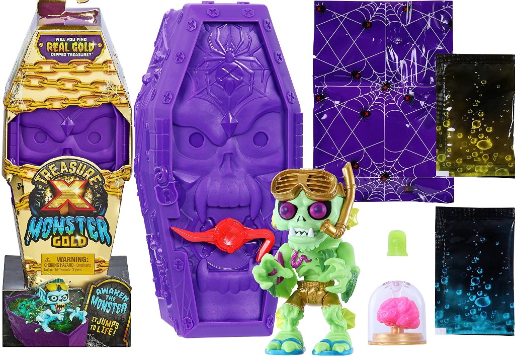 {READY STOCK} Treasure X Monster Gold- Monster Coffin - 13 Levels of ...