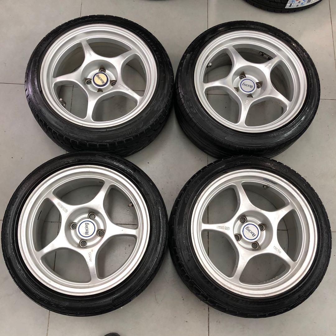 Rim Enkei RPO1 16 8JJ PCD100, Auto Accessories on Carousell