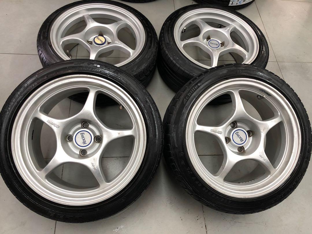 Rim Enkei RPO1 16 8JJ PCD100, Auto Accessories on Carousell