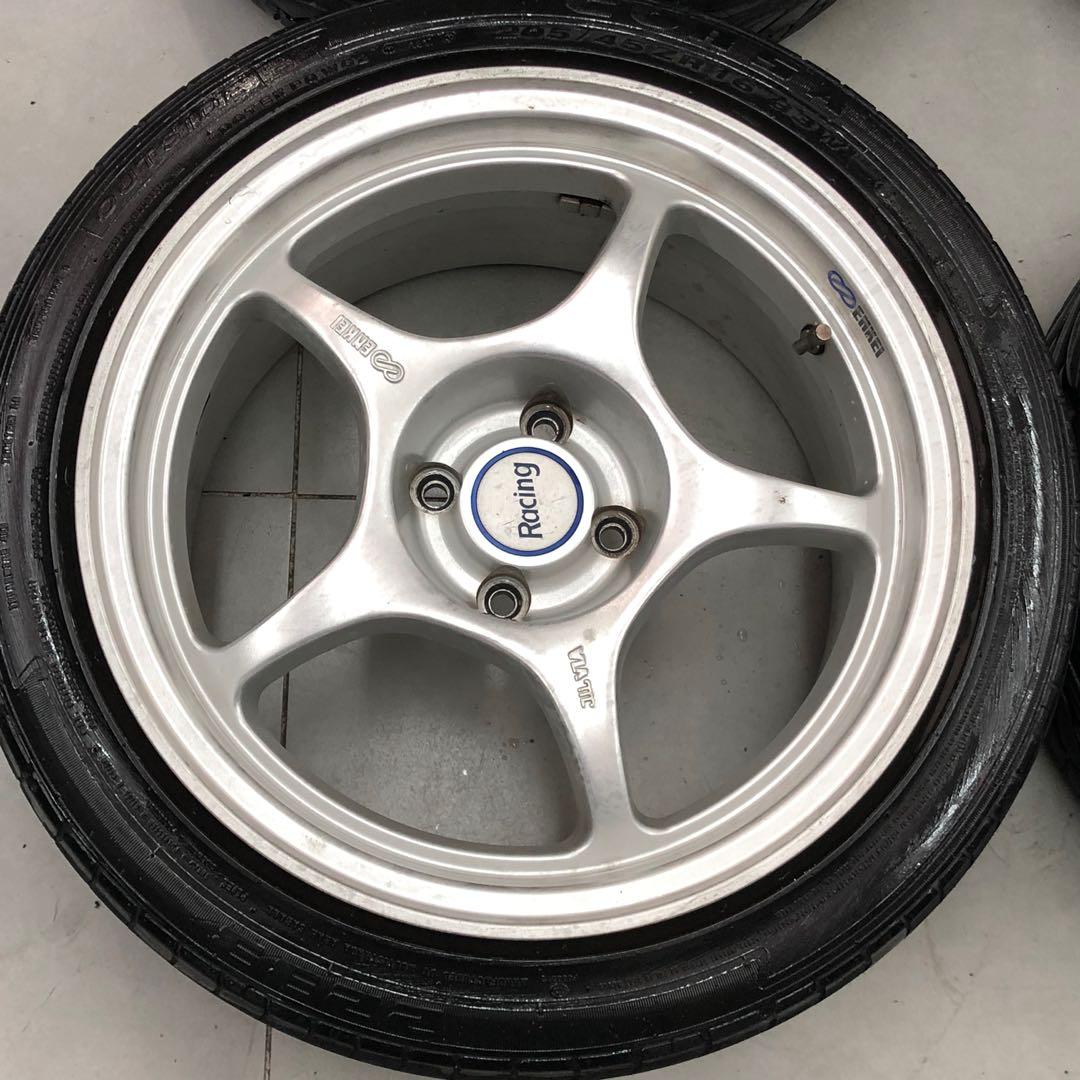 Rim Enkei RPO1 16 8JJ PCD100, Auto Accessories on Carousell