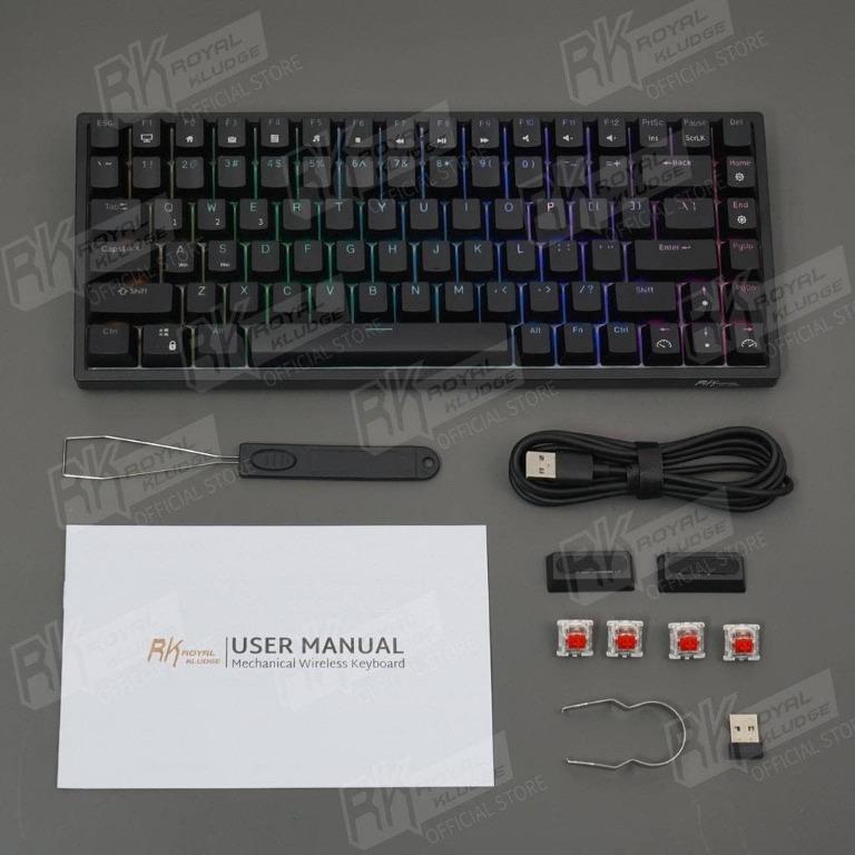 [INSTOCK] Royal Kludge RK61 RKG68 RK84 Mechanical Gaming Keyboard ...