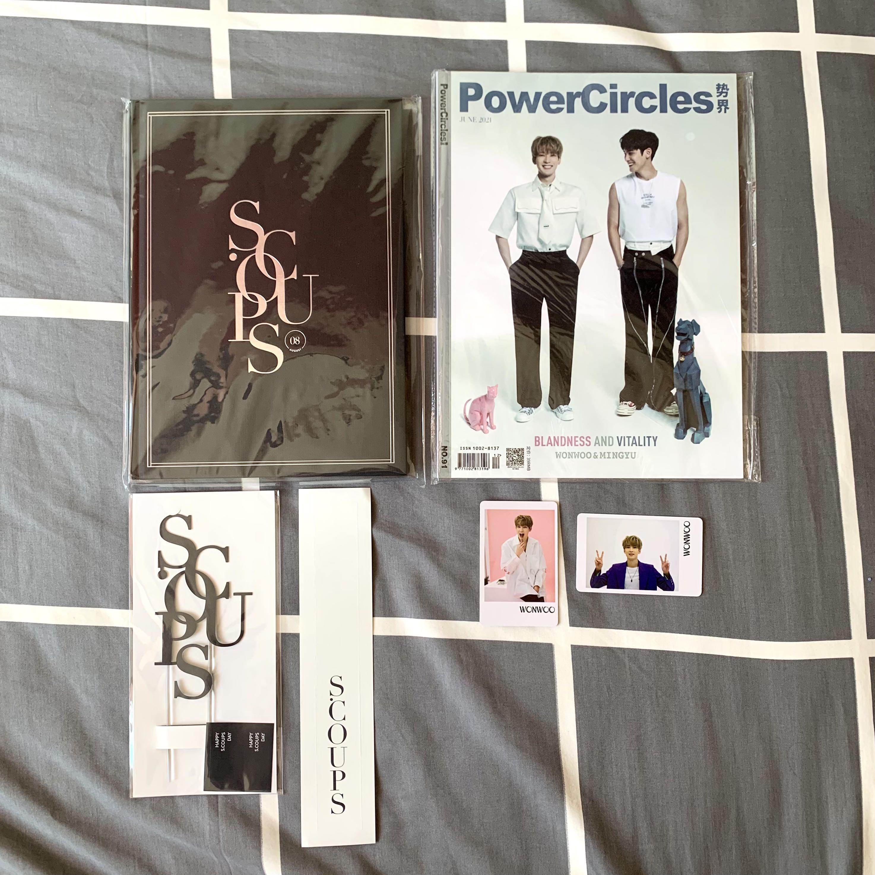 Seventeen Scoups Birthday Box & Mingyu x Wonwoo PowerCircles Magazine, Hobbies & Toys ...