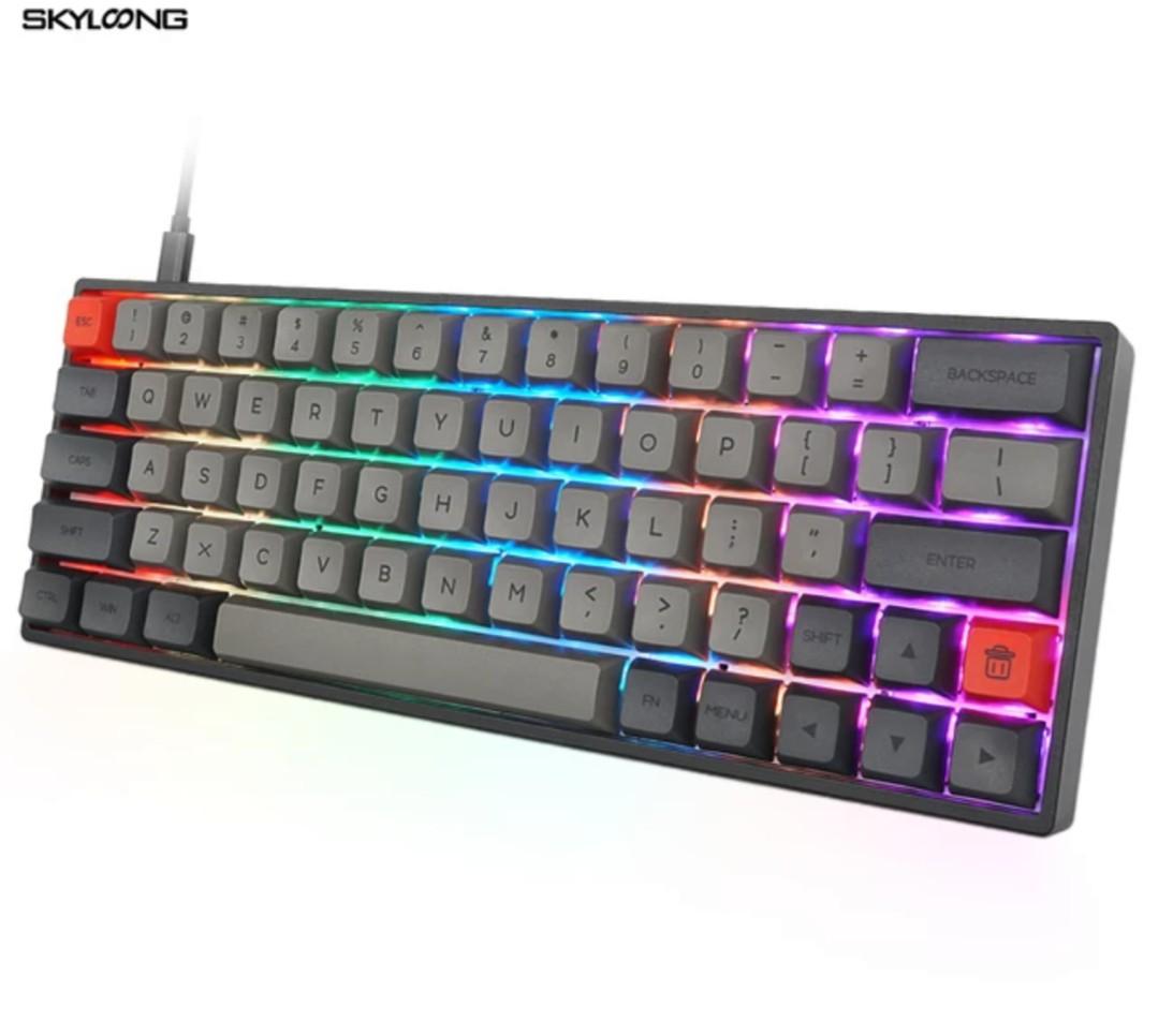 Skyloong GK64 mechanical keyboard, Computers & Tech, Parts ...