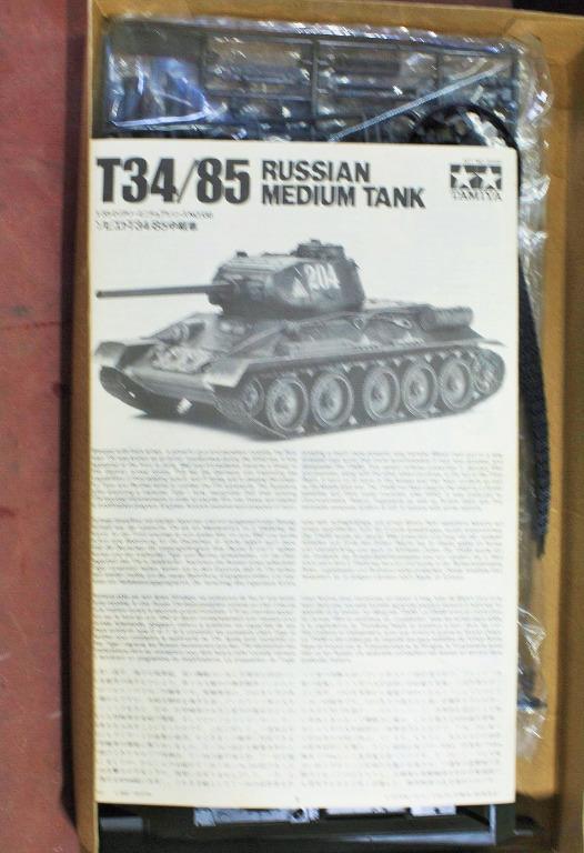 倉底貨-Tamiya-田宮-35138-1/35-T-34/85- Russian Medium Tank-made in Japan-M ...