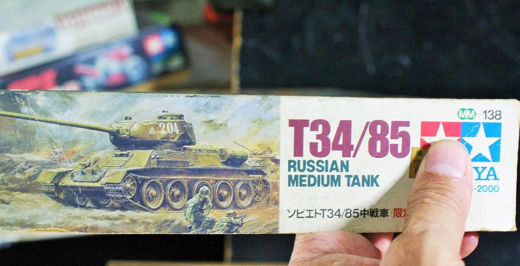 倉底貨-Tamiya-田宮-35138-1/35-T-34/85- Russian Medium Tank-made in Japan-M ...