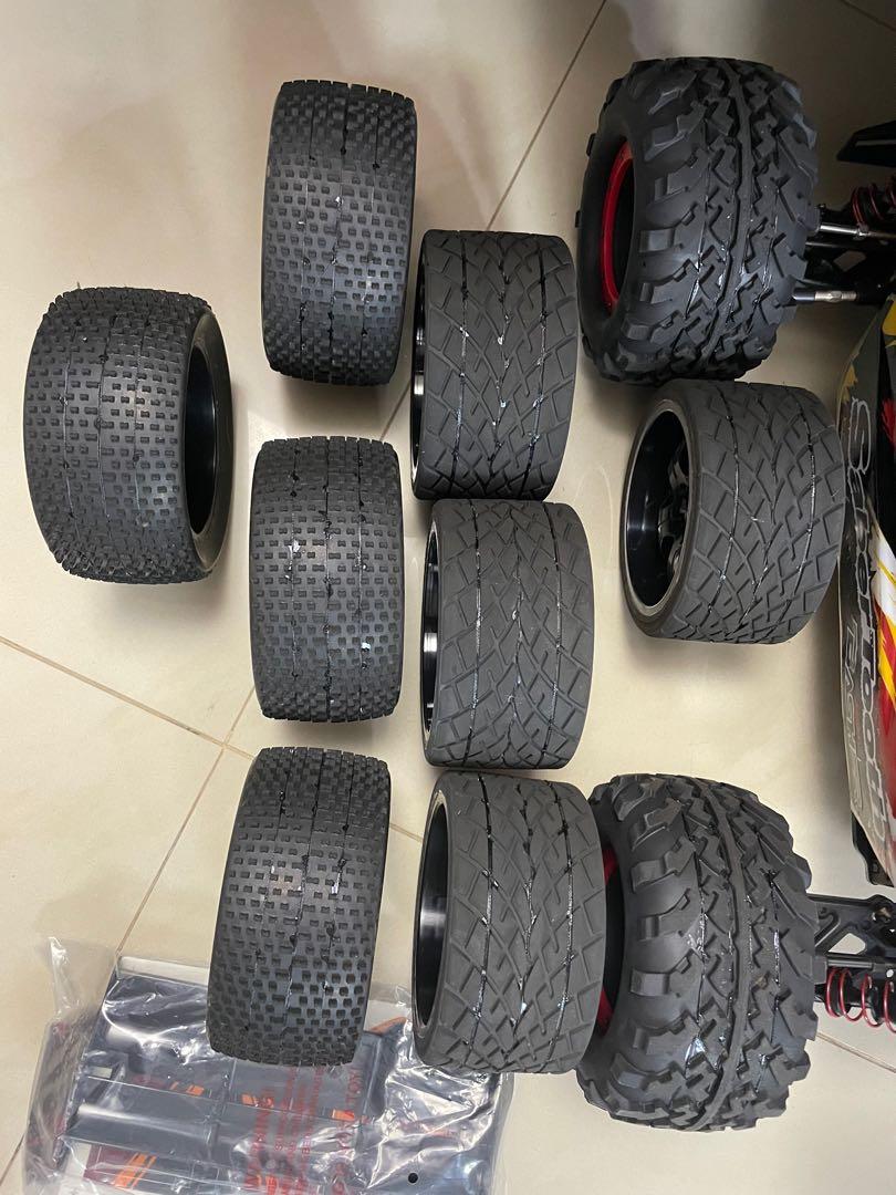 Upgraded 1/8 RC Basher Sabertooth with replacement parts, Hobbies ...