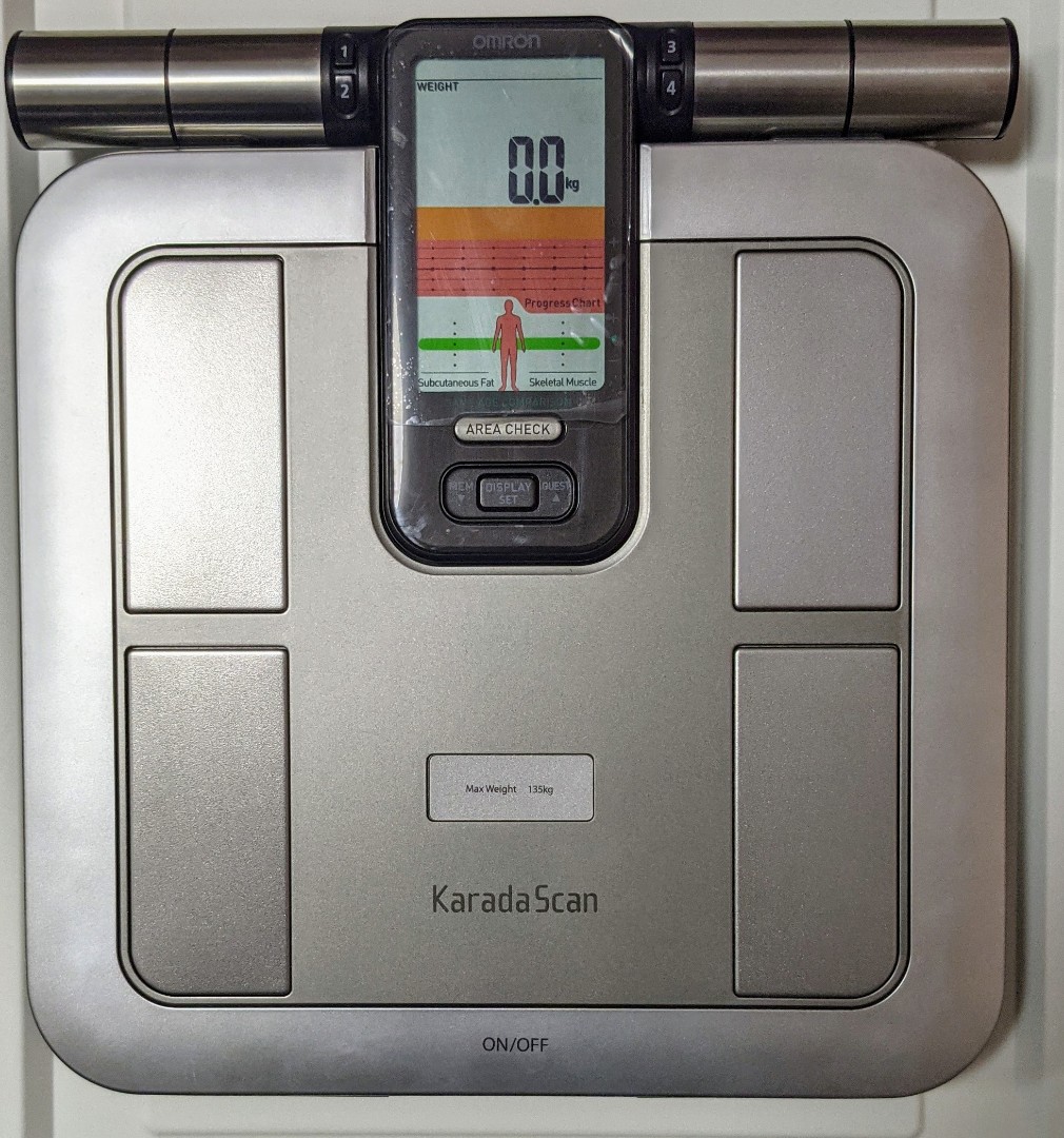 Weighing scale - Omron Karada Scan HBF-375, Health & Nutrition, Health ...