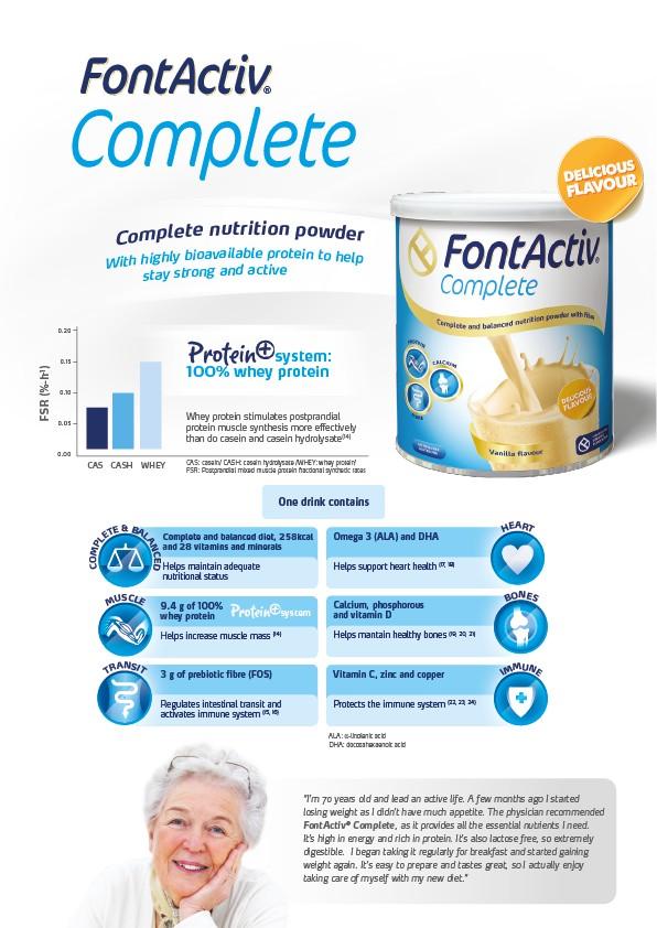 YSP Fontactiv Complete 400g, Food & Drinks, Beverages on Carousell