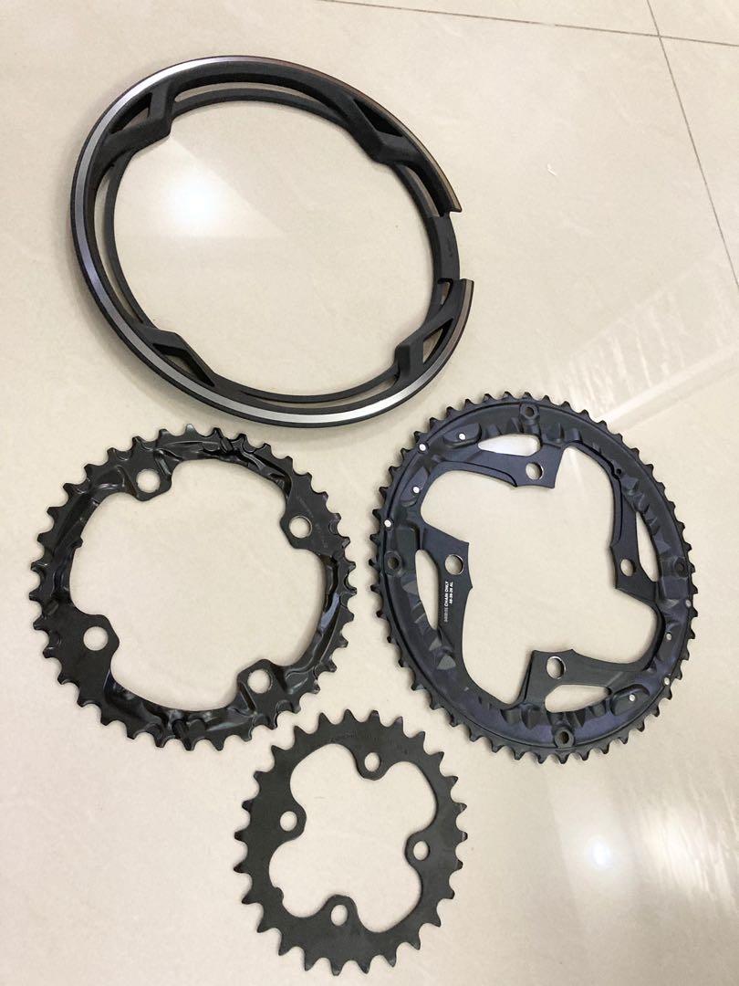 3 X Shimano Deore HGX Chainrings 48T 36T 26T, Sports Equipment ...