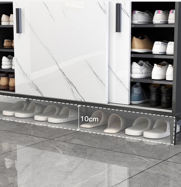 6tier & Sliding Door Shoe Storage Cabinet, Furniture & Home Living ...