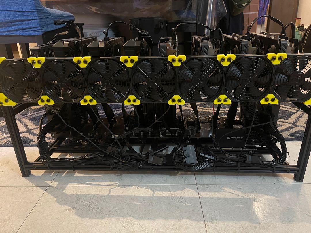 8/12 GPU Mining rig skeleton set, Computers & Tech, Parts & Accessories ...