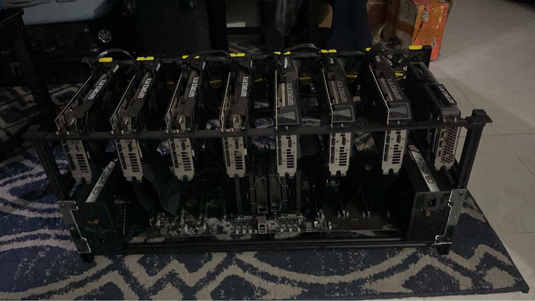 8/12 GPU Mining rig skeleton set, Computers & Tech, Parts & Accessories ...
