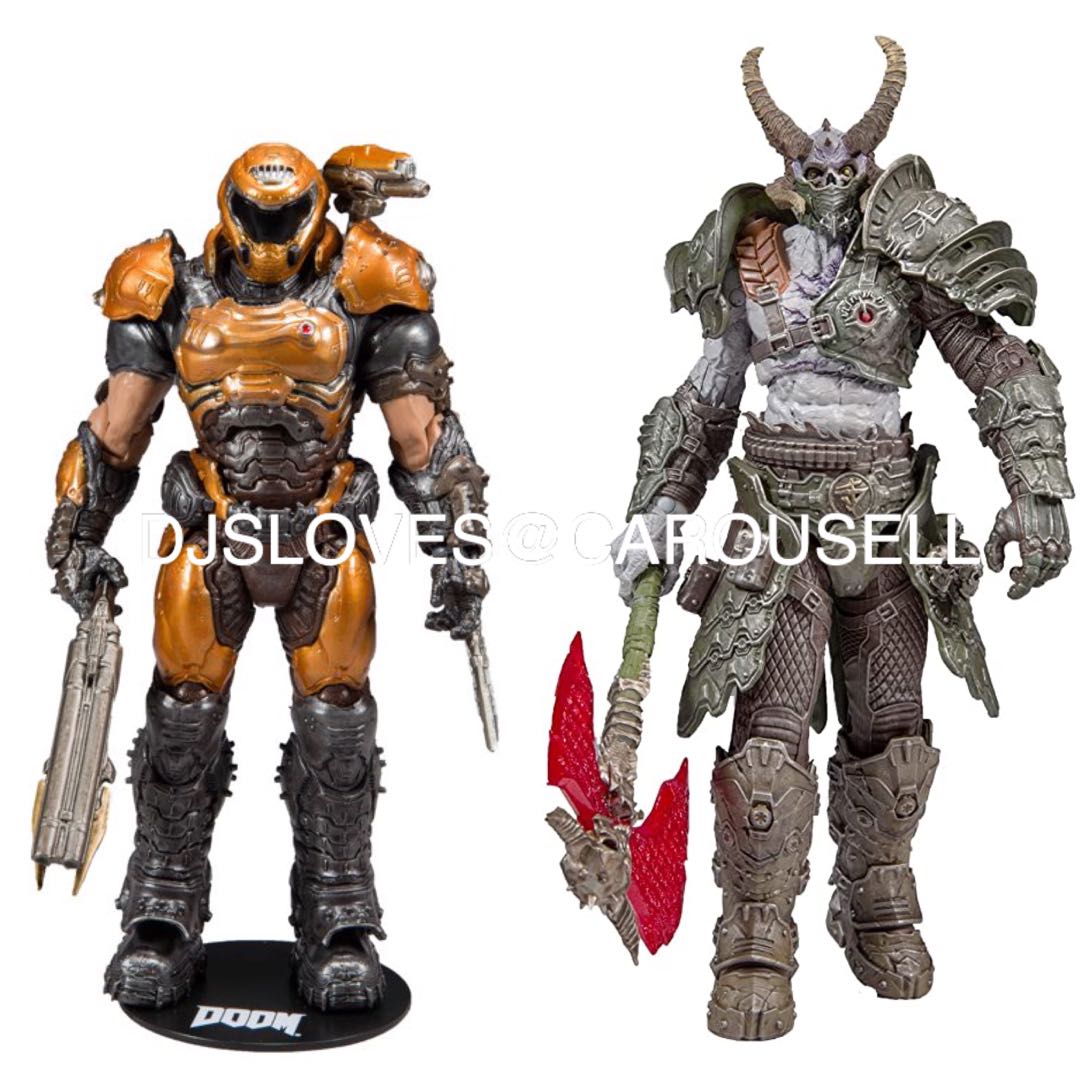 現 2盒 全新 Mcfarlane Toys Doom Slayer Phobos + Marauder 毀滅戰士 Neca scale ...