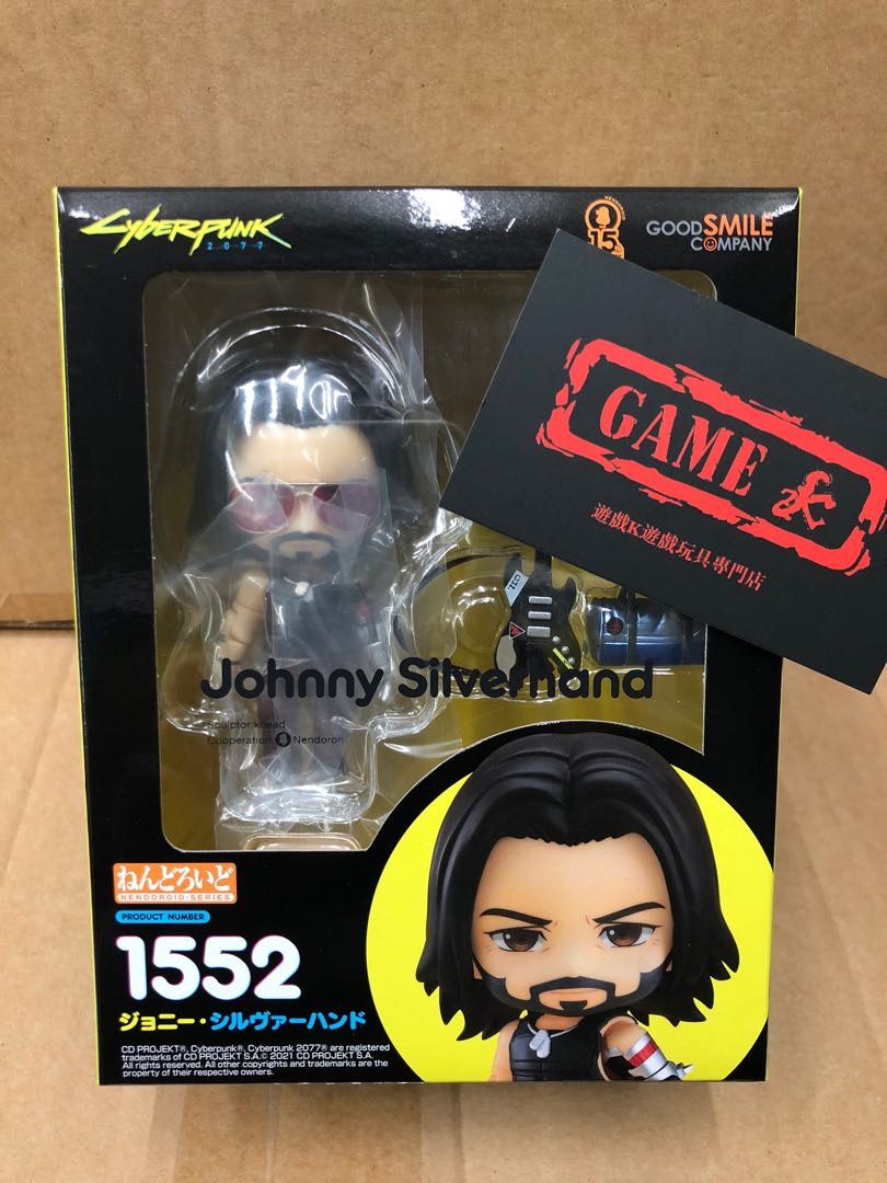 全新 日版 GSC NENDOROID 黏土人 1552 Johnny Silverhand 強尼 銀手 電馭叛客 Cyberpunk 2077 , 興趣及遊戲, 玩具 & 遊戲類 ...