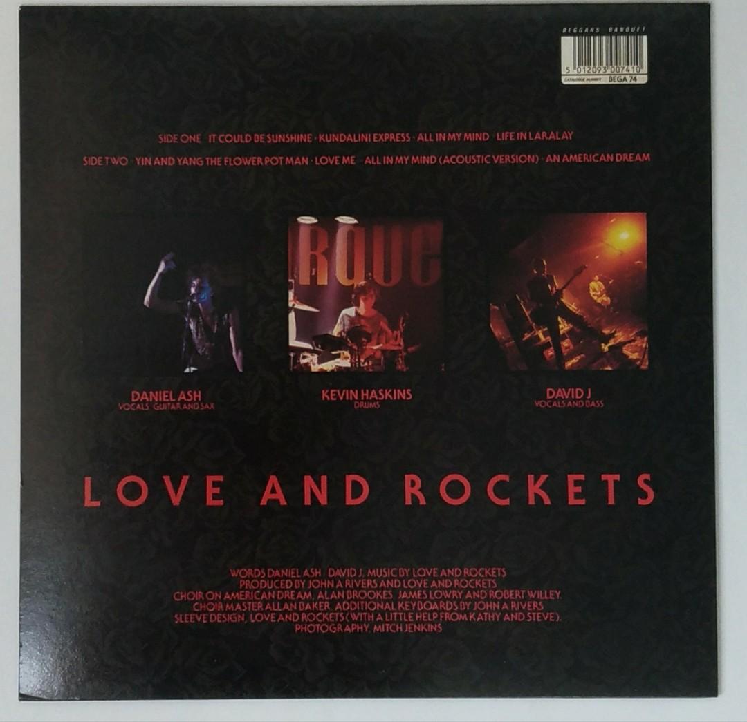 現貨 LOVE AND ROCKETS Express 1986年UK版1st Press 黑膠唱片Vinyl LP BAUHAUS ...