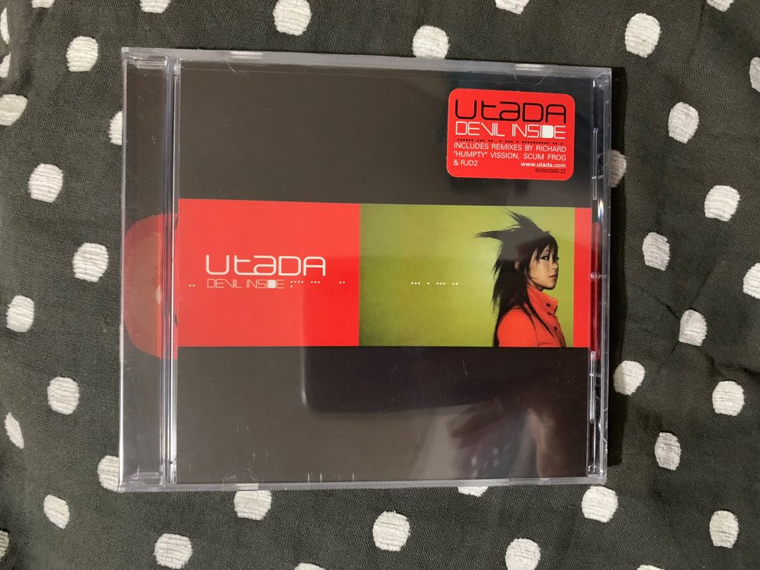 全新 Utada Devil Inside Single 宇多田光 Utada Hikaru, 興趣及遊戲, 音樂、樂器 & 配件, 音樂與媒體 - CD 及 DVD - Carousell