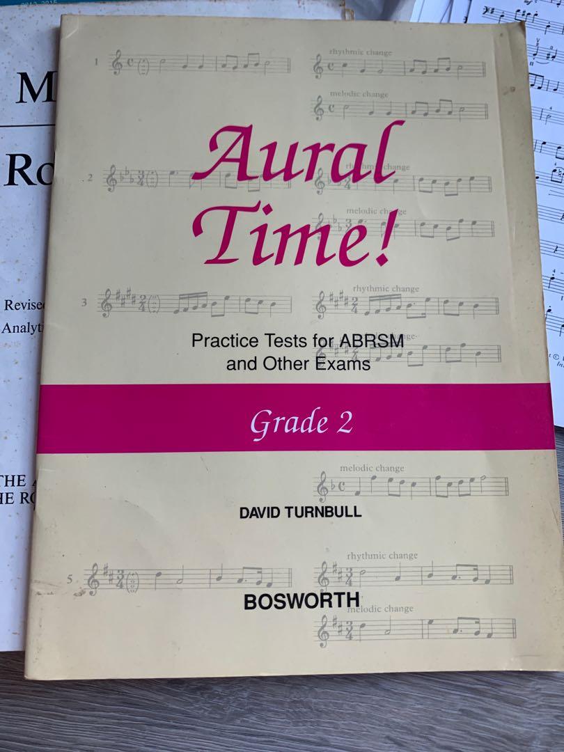 ABRSM Aural books -grade 1-3, grade 2, grade 3 and grade 5, Hobbies ...