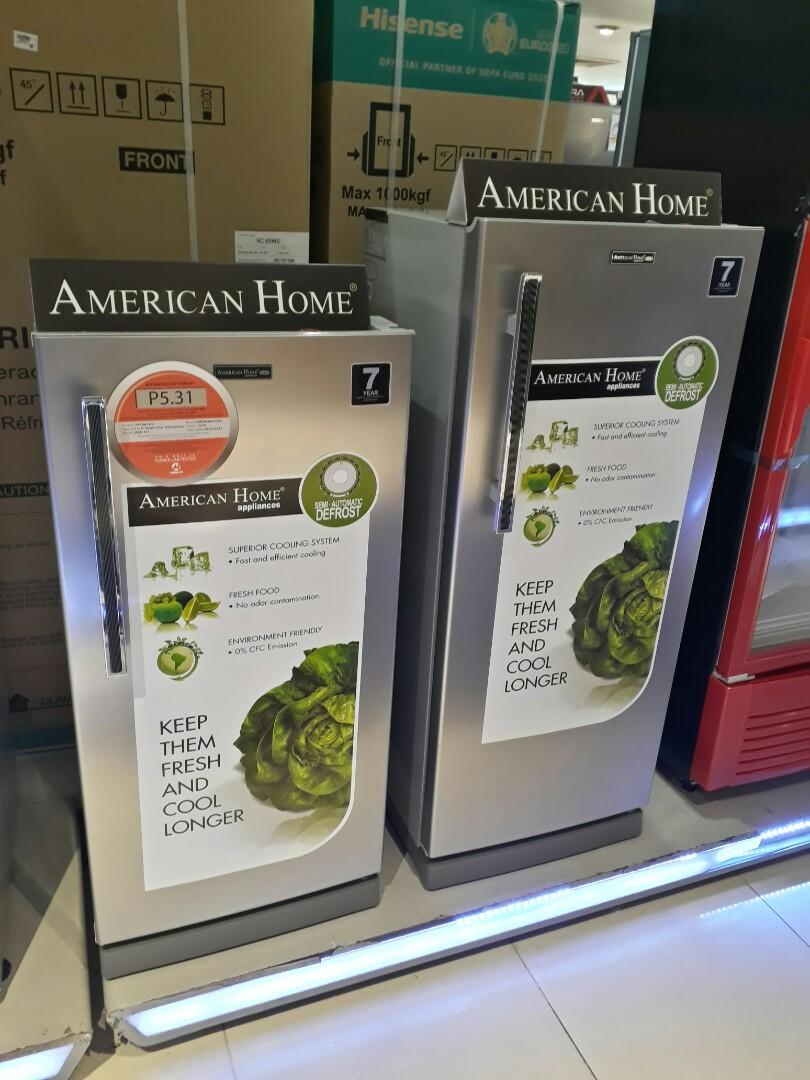 American Home Refrigerator Semi Automatic Defrost 5.3cft & 6.4cft, TV ...