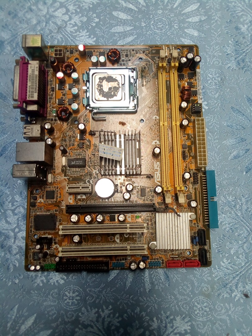 ASUS MOTHERBOARD LGA 775 P5GC/MX/GEL with intel processor core2 duo with heatsink, Computers ...
