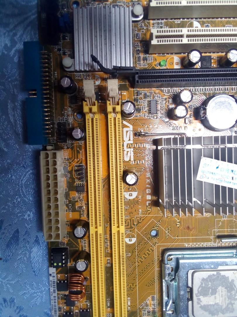 ASUS MOTHERBOARD LGA 775 P5GC/MX/GEL with intel processor core2 duo with heatsink, Computers ...