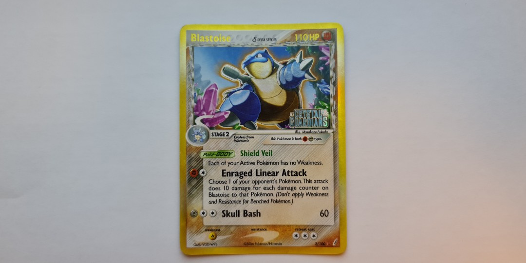 Blastoise Crystal Guardians Holo & RH Pokemon Pokémon, Hobbies & Toys ...