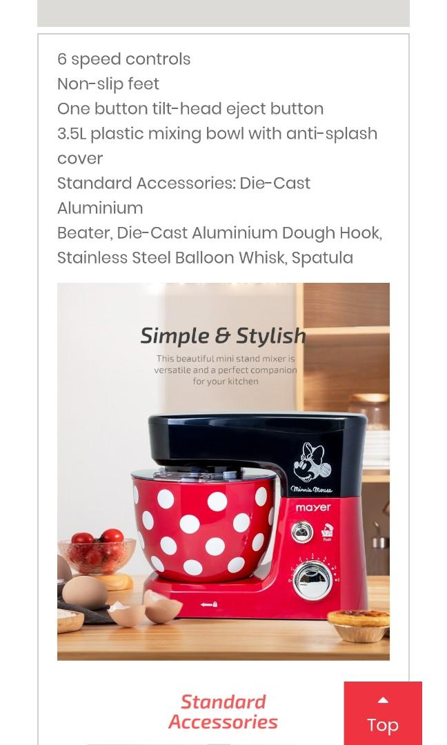 BNIB Mayer x Mickey Mixer, TV & Home Appliances, Kitchen Appliances ...