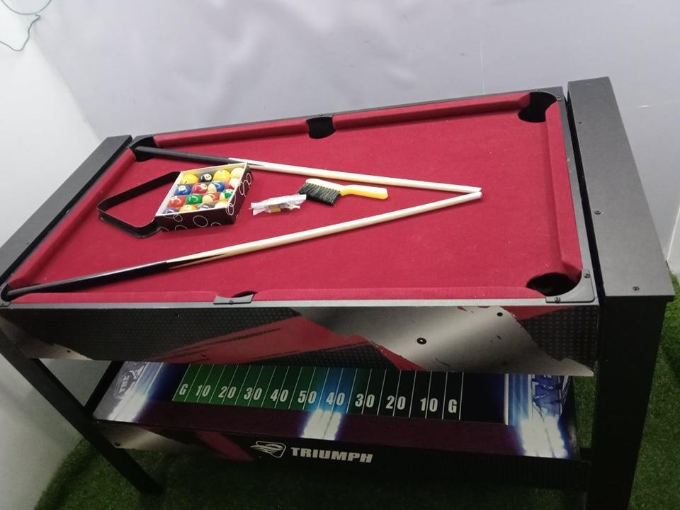 BRANDNEW 4 in 1 SWIVEL GAME TABLE / COMPACT 48 inches ROTATING GAME ...