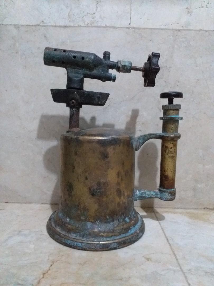 Brass Blowtorch Soplete Vintage Suplete Display Art Deco Antique ...