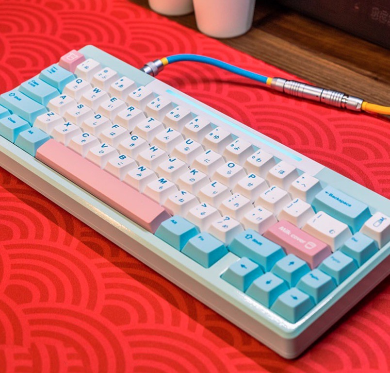 Candy Floss PBT Keycaps English / Japanese razer key caps custom ...