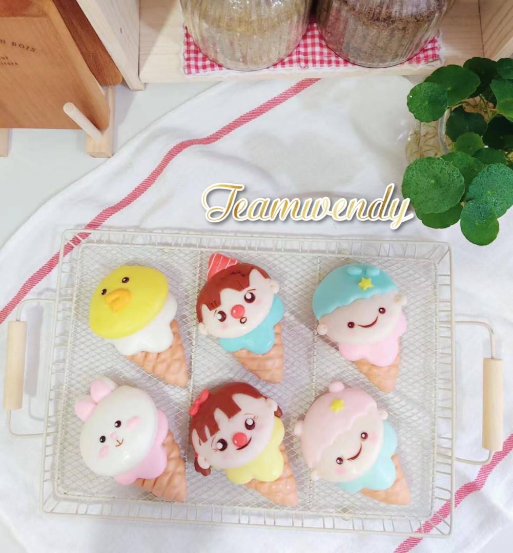 Cartoon Ice Cream & Numbering Bun, Food & Drinks, Other Food & Drinks ...
