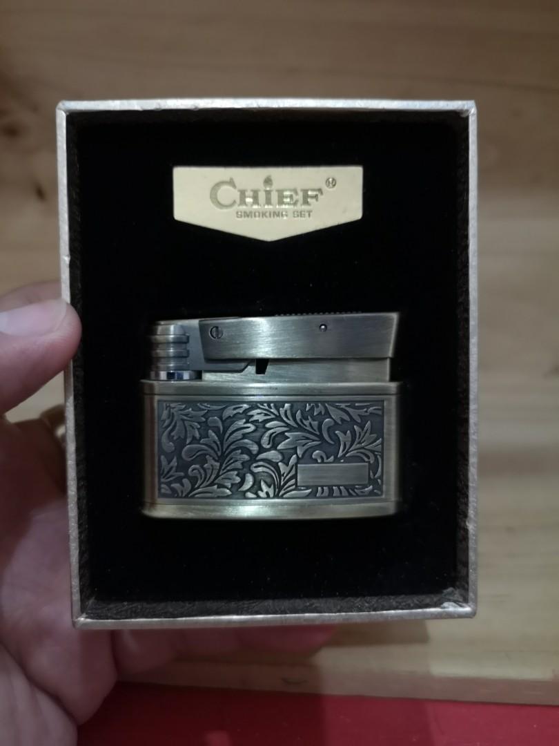 Chief Retro Classic Kerosene Lighter CF658 Bronze, Hobbies & Toys ...