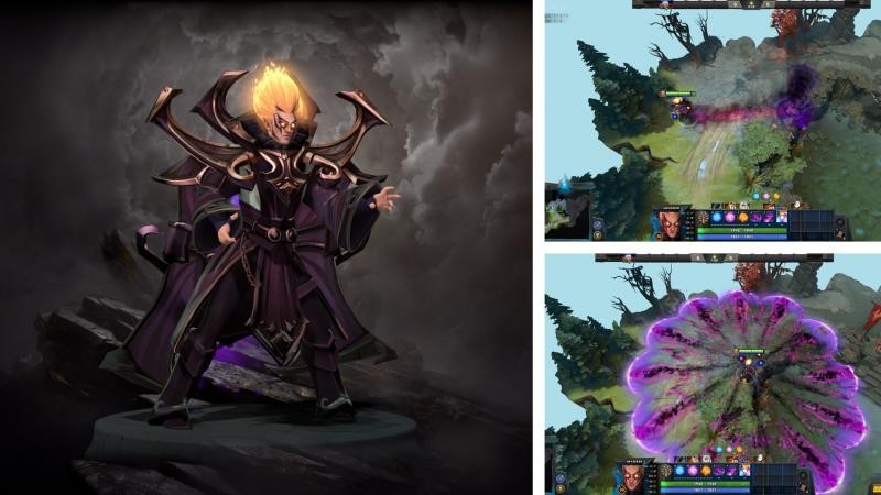 Dota 2 Invoker Dark Artistry Set‼️, Video Gaming, Gaming Accessories ...