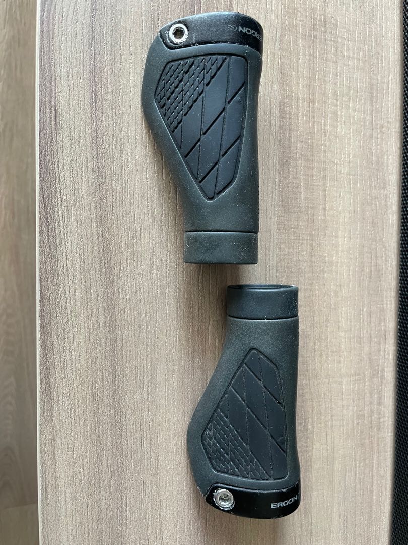 Ergon GS1 Grips (Gripshift), Sports Equipment, Bicycles & Parts, Parts ...