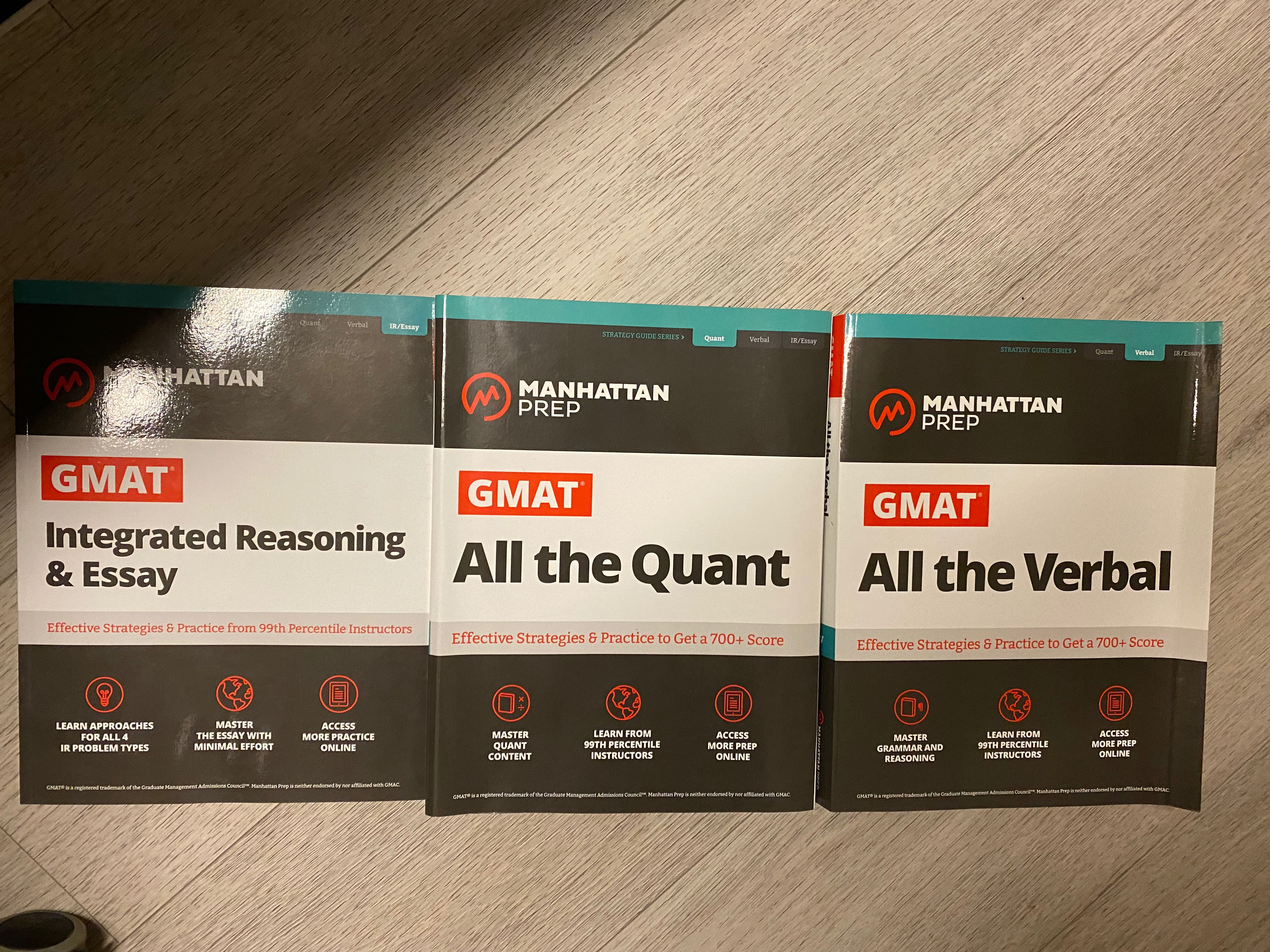 GMAT Manhattan prep ALL THE GMAT full set, Hobbies & Toys, Books ...