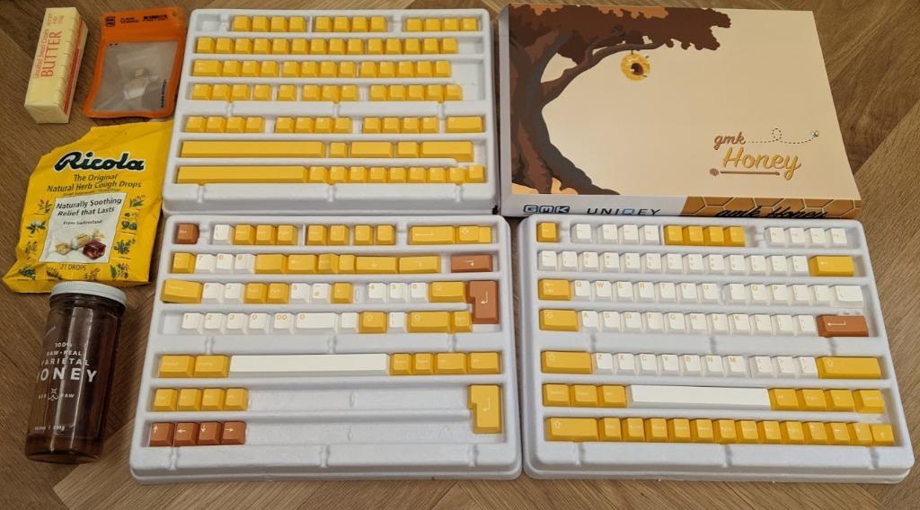 GMK Honey Keycaps, Computers & Tech, Parts & Accessories, Computer ...