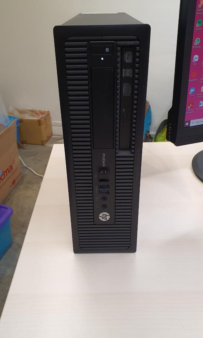 Hp Prodesk full system, Computers & Tech, Desktops on Carousell