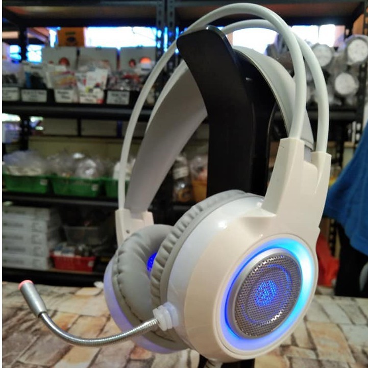 INPLAY H510 RGB earphone noise reduction earphone, LED gaming earphone ...