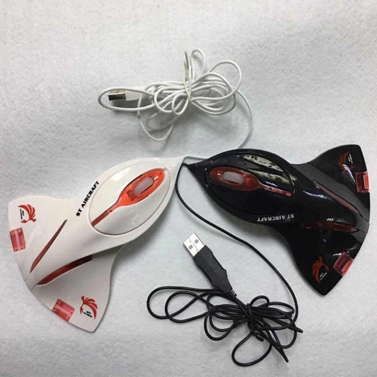 Jet fighter Plane design 3D USB LED Optical Scroll Mouse 1200DPI ...