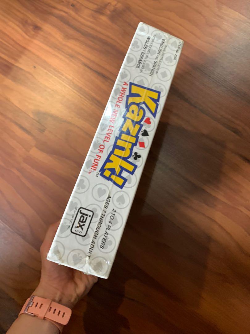 KAZINK sequence board game, Hobbies & Toys, Toys & Games on Carousell