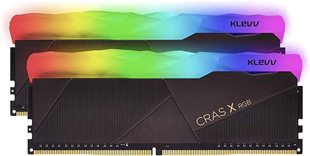 KLEVV CRAS X RGB 16GB/32GB (2x8GB/2x16GB) 3200MHz/3600MHz CL16 CL18 ...